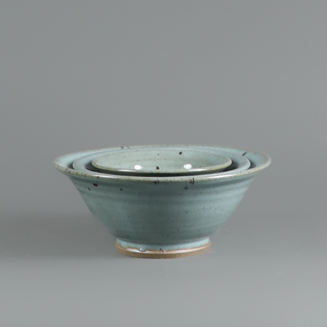 Small Chun-Blue Bowl - Ceramics Handmade at Driving Creek Pottery
